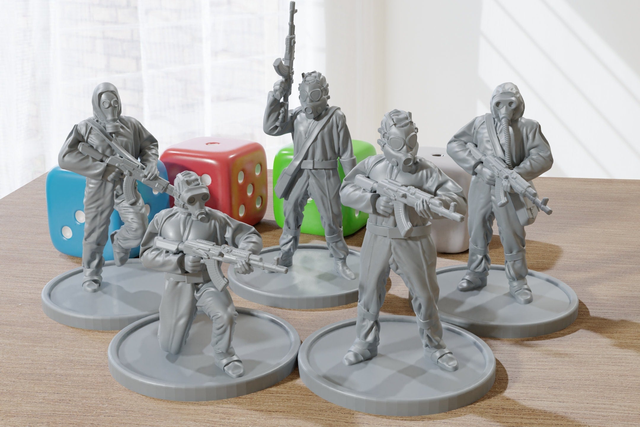 Armed Liquidators Team - Five - Zona Alfa - Modern Wargaming Miniature