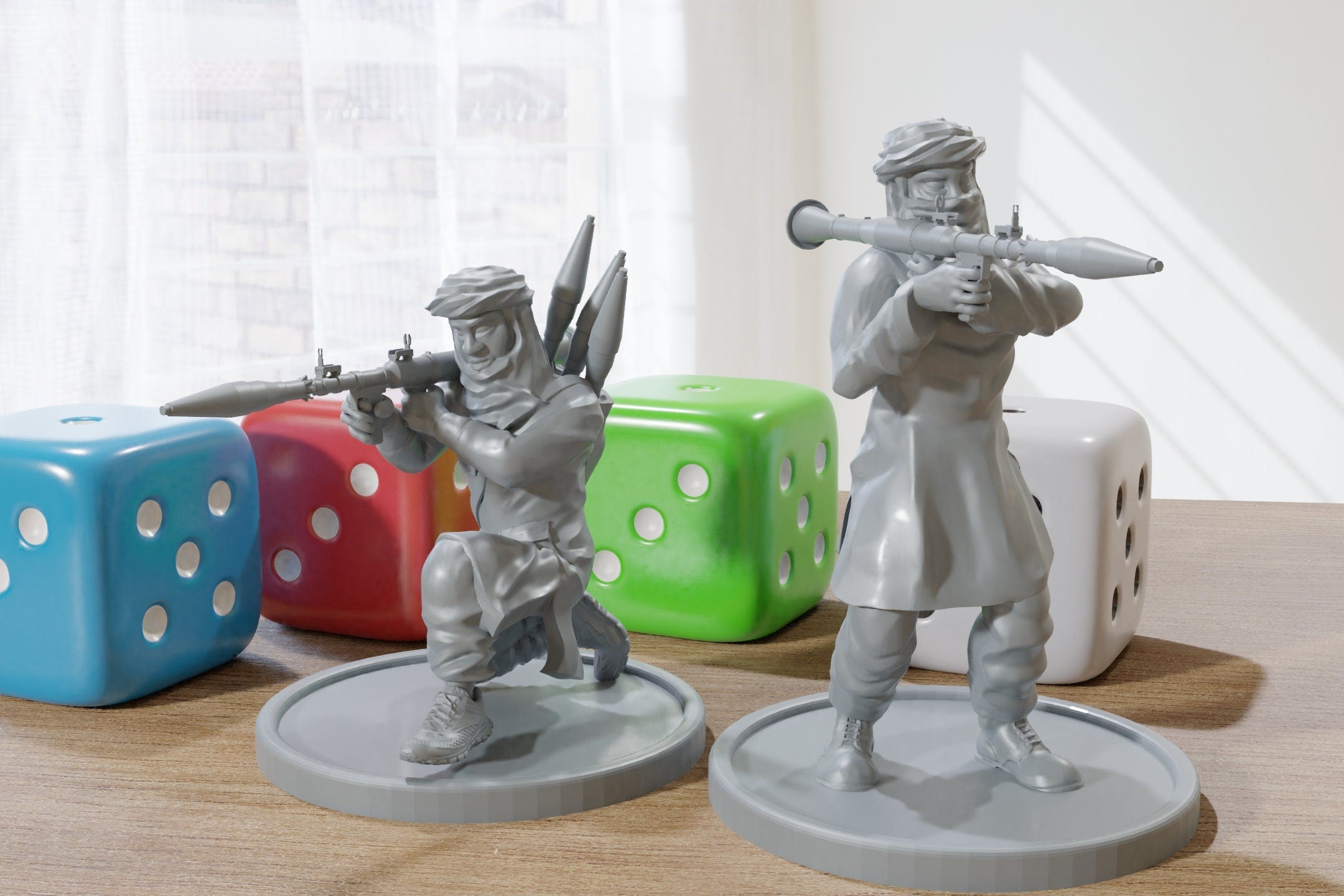 Arab RPG Duo - Modern Wargaming Miniatures for Tabletop RPG - 28mm / 3