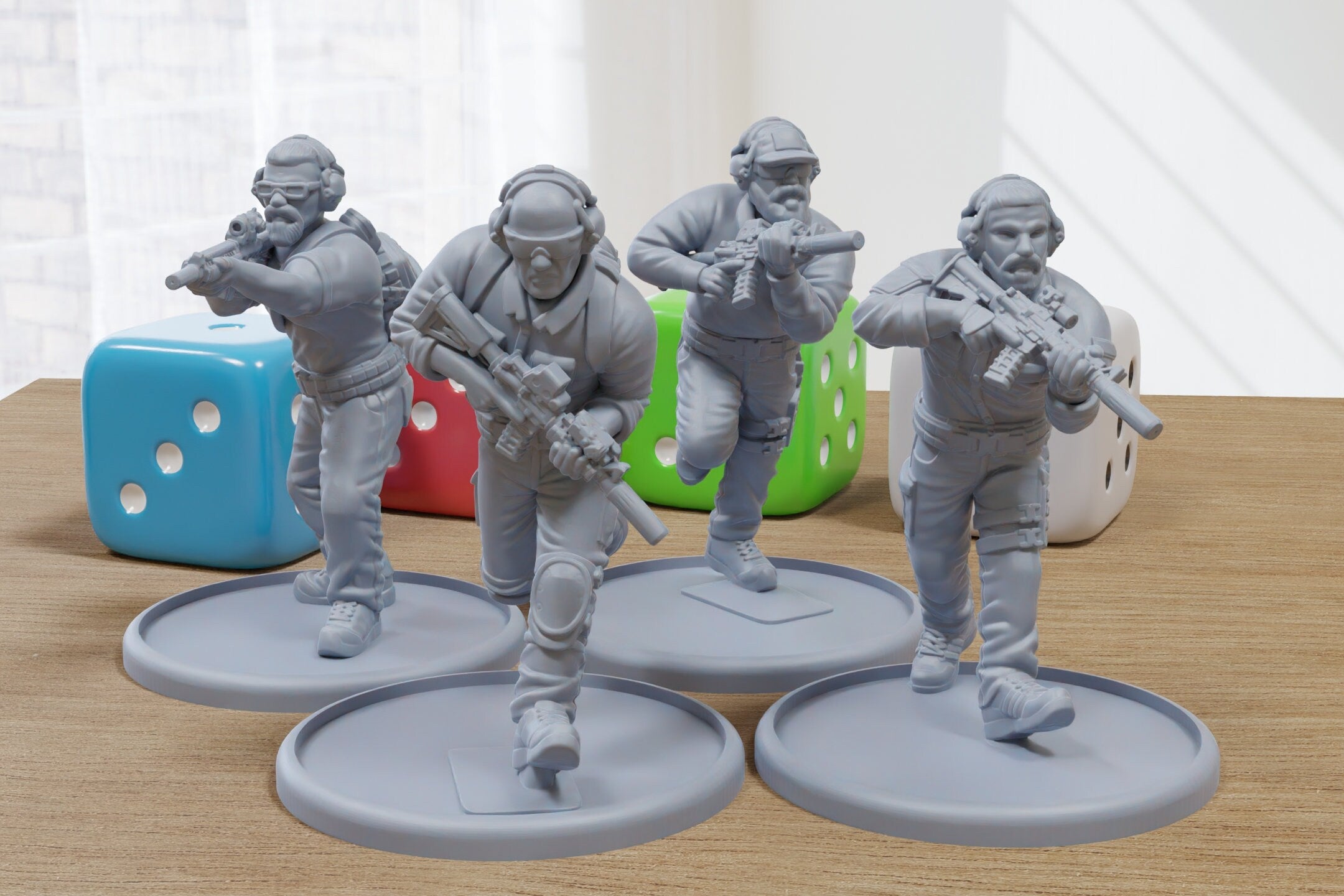 PMC Alpha - 3D Printed Minifigures for Modern Tabletop Wargaming 28mm
