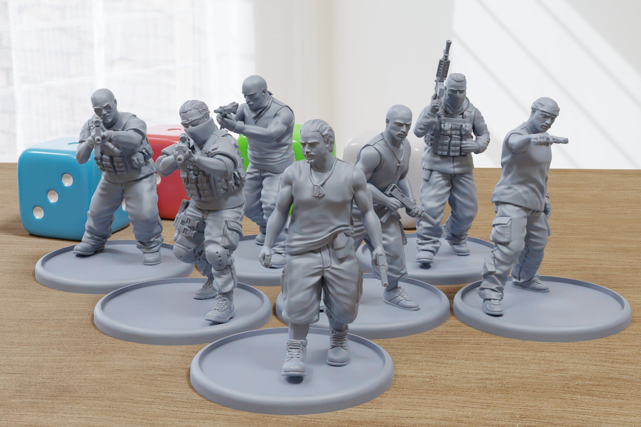 Cartel Street Gang - Modern Wargaming Miniatures for Tabletop RPG - 28