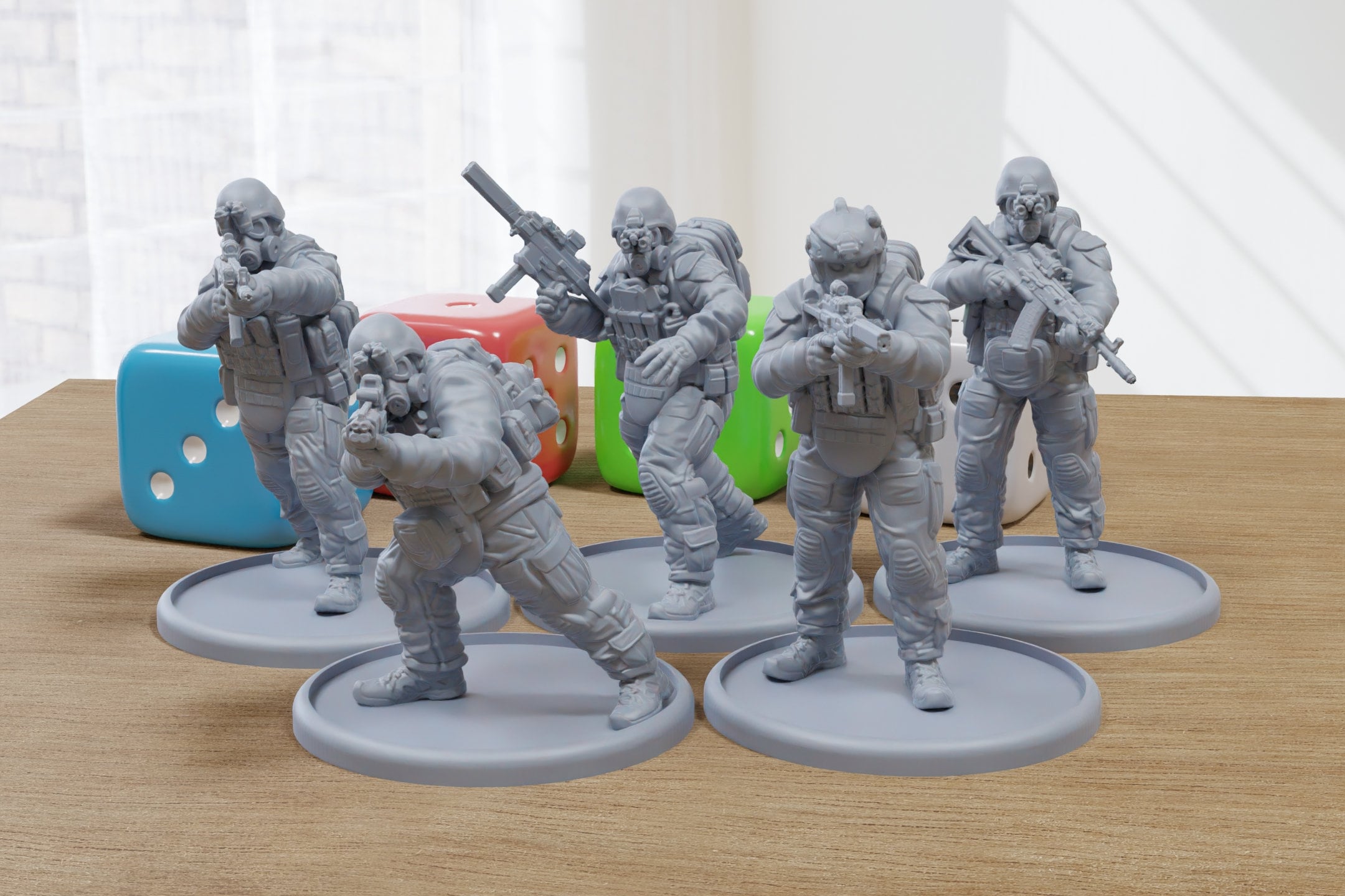 Apex Group PMC Grunts - Modern Wargaming Miniatures for Tabletop RPG