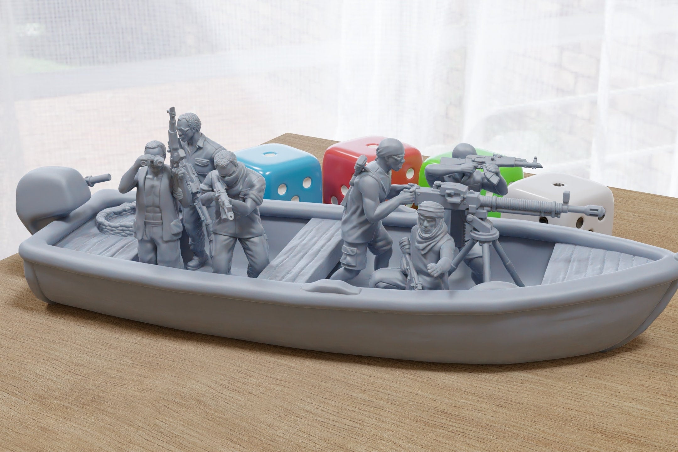 Modern Pirates - Modern Wargaming Miniatures for Tabletop RPG - 28mm