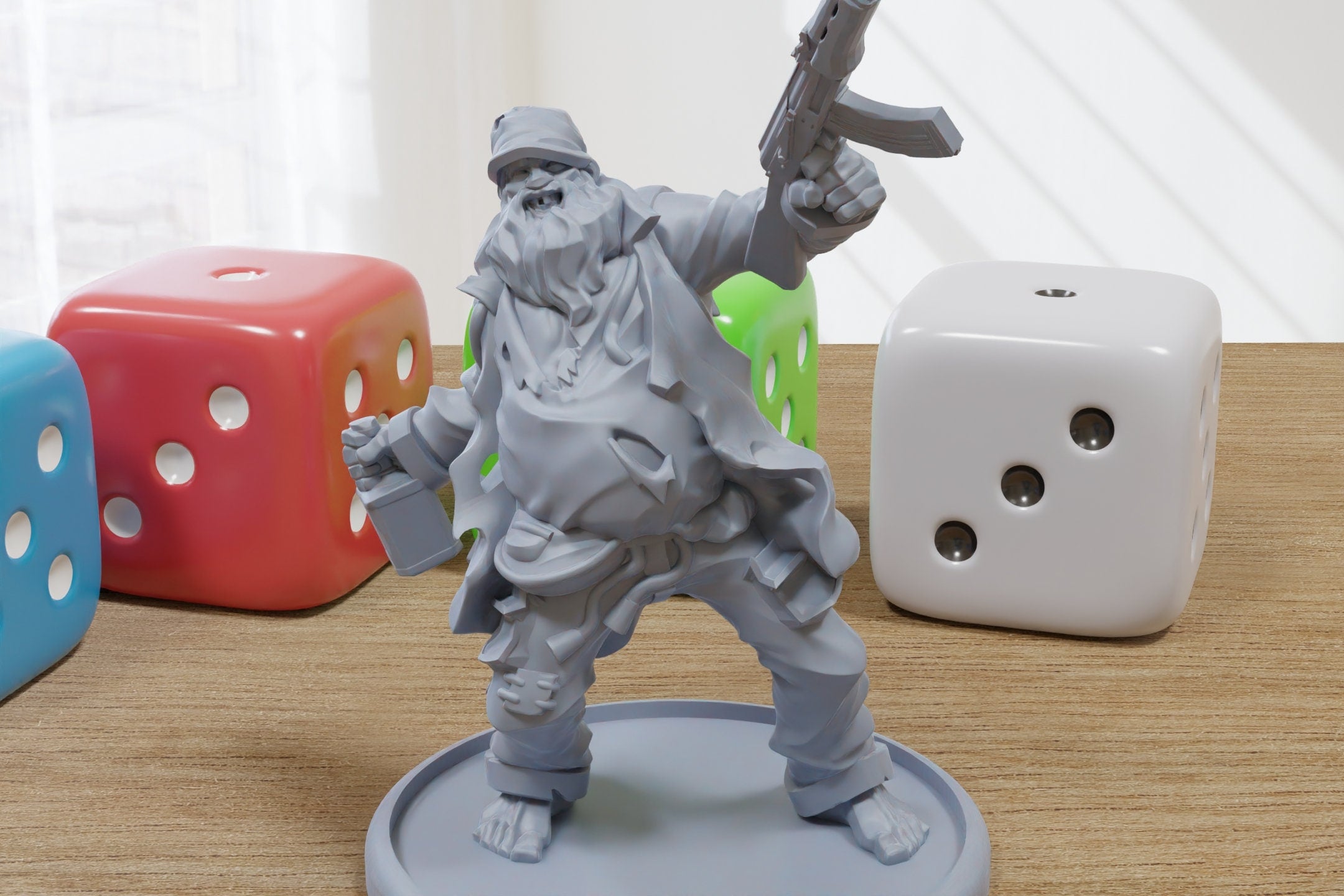 Bagger - 3D Printed Minifigure for Zombie Post Apocalyptic Miniature T